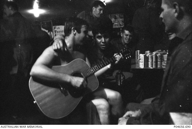 Normie Rowe’s last night in Vietnam in the boozer at 1st Australian ...
