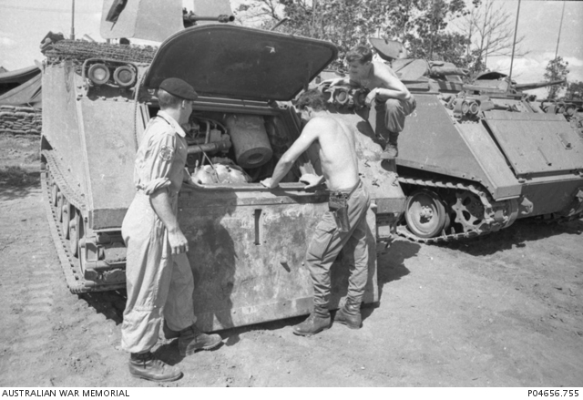 Normie Rowe’s on operations with troopers of 1 Troop, B Squadron, 3rd ...