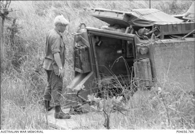Normie Rowe’s on operations with troopers of 1 Troop, B Squadron, 3rd ...