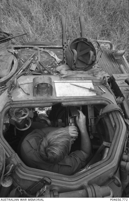 Normie Rowe’s on operations with troopers of 1 Troop, B Squadron, 3rd ...