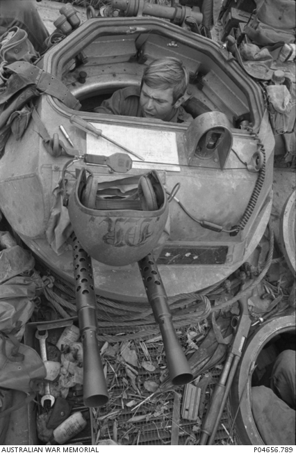 Normie Rowe’s on operations with troopers of 1 Troop, B Squadron, 3rd ...