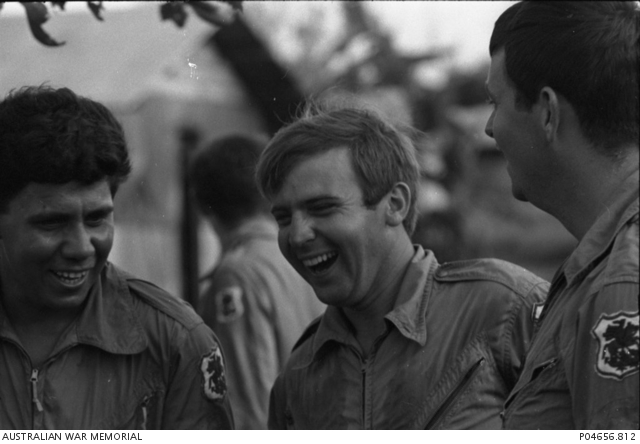 Normie Rowe’s on operations with troopers of 1 Troop, B Squadron, 3rd ...