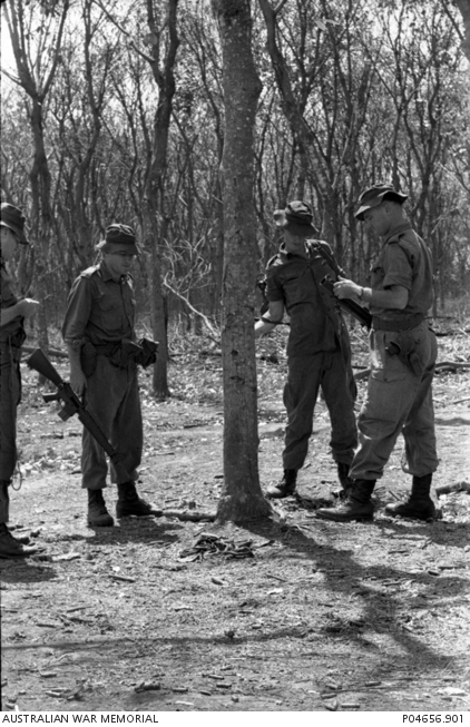 Advance party of 7th Battalion, The Royal Australian Regiment ...