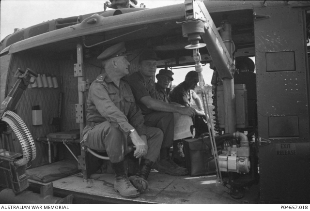 First visit of the Commanding General of MACV, General (Gen) Creighton ...