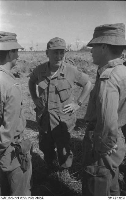 First visit of the Commanding General of MACV, General (Gen) Creighton ...