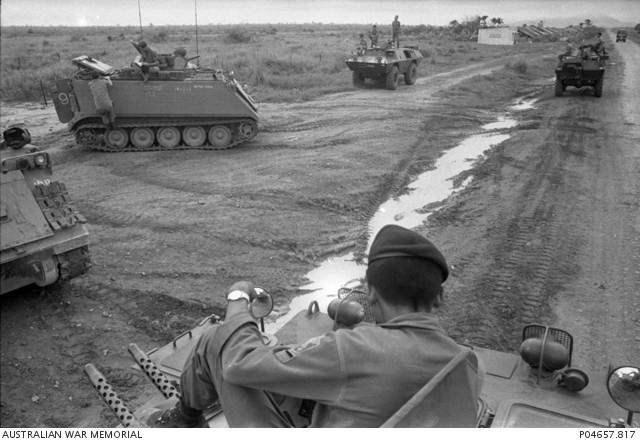 B Squadron, 3rd Cavalry Regiment with ARVN Commando Scout Cars ...