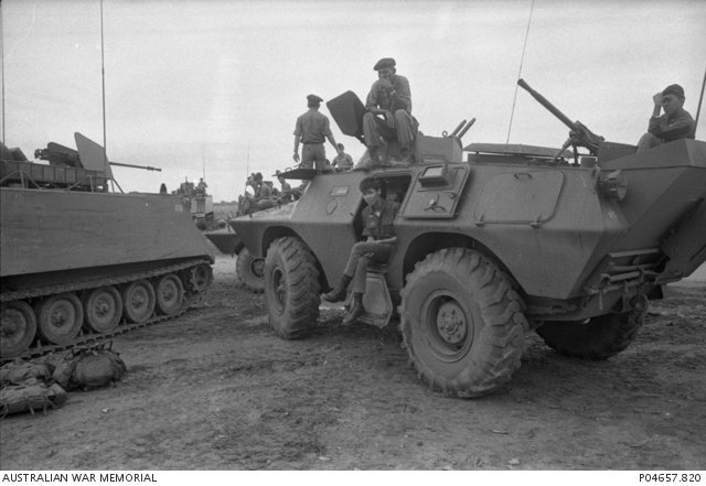 B Squadron, 3rd Cavalry Regiment with ARVN Commando Scout Cars ...