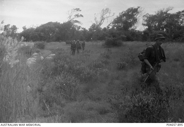 With his L1A1 Self Loading Rifle (SLR) at the ready, an unidentified ...