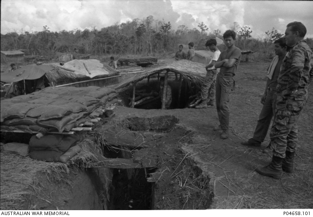 Members of the Australian Army Training Team Vietnam (AATTV) with Mike ...