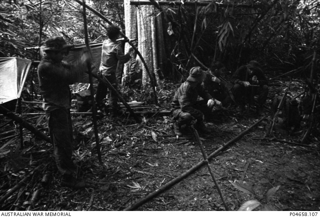 Members of the Australian Army Training Team Vietnam (AATTV) with Mike ...
