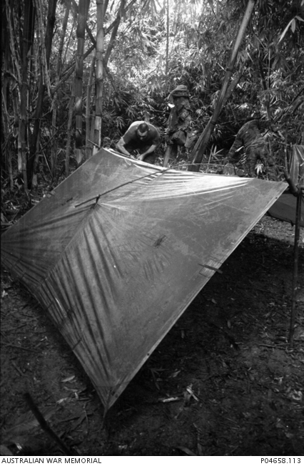 Members of the Australian Army Training Team Vietnam (AATTV) with Mike ...