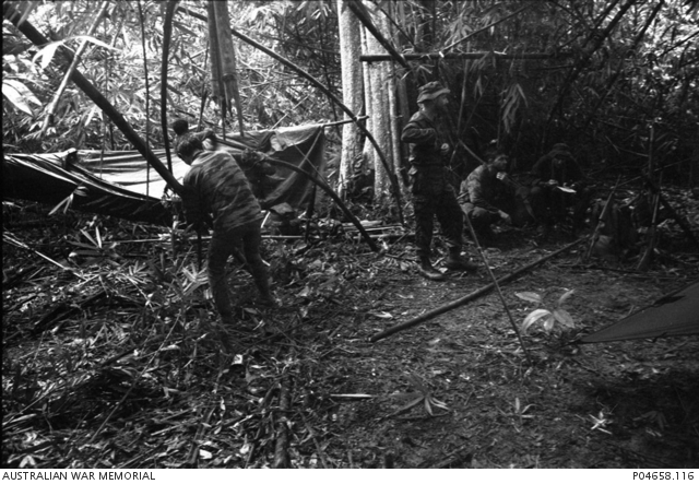 Members of the Australian Army Training Team Vietnam (AATTV) with Mike ...