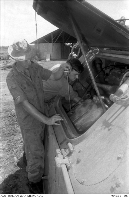 An unidentified Craftsman from the Royal Australian Electrical and ...