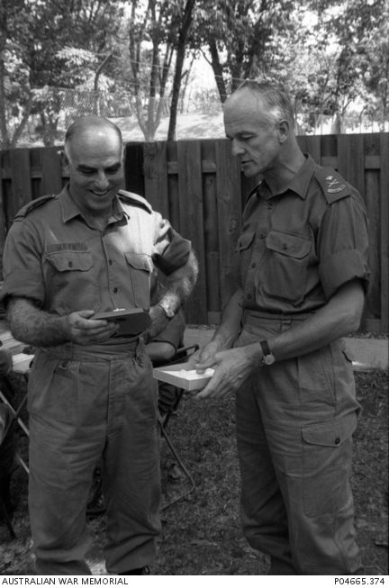 Major General R A Hay presents 1st Australian Task Force (1ATF ...