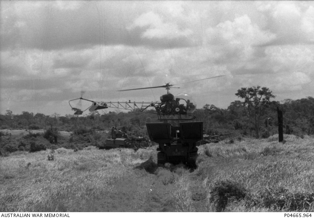 A Bell OH-13 Sioux ('Possum') helicopter of 161 (Independent ...