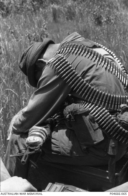 General scenes of Fire Support Base NDP Beverly, 20 miles east of 1st ...