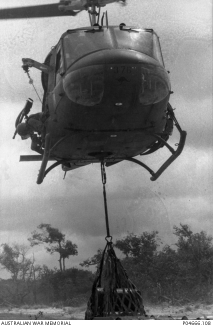 General scenes of Fire Support Base NDP Beverly, 20 miles east of 1st ...