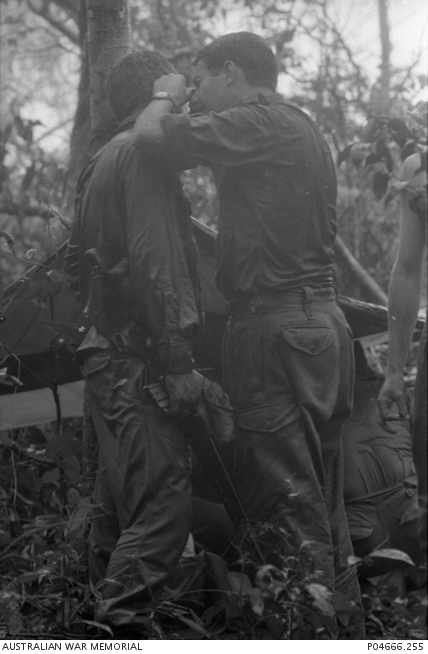 During Operation Jack, an unidentified captain from B Company, 9RAR ...