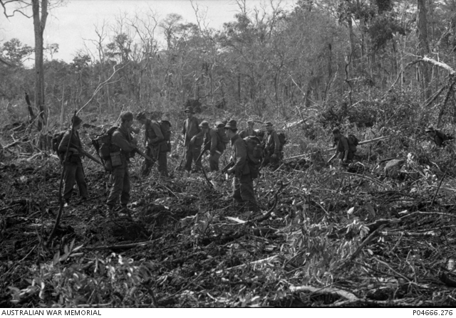 During Operation Jack, members of a section of a platoon from B Company ...