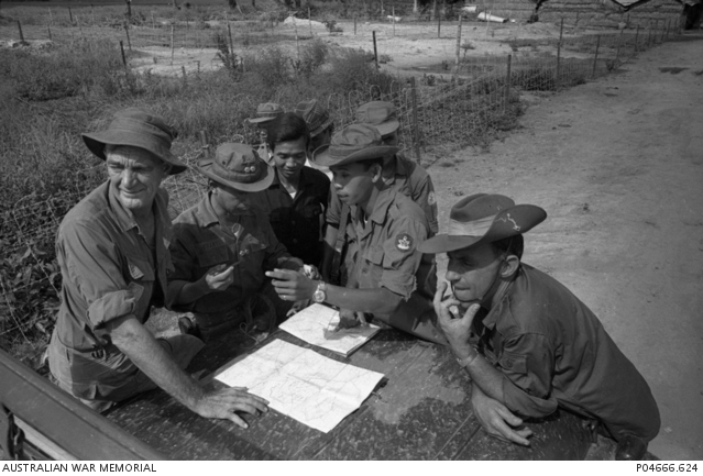 Warrant Officer Class 2 Ray Simpson in the Mekong Delta with VI Corps ...