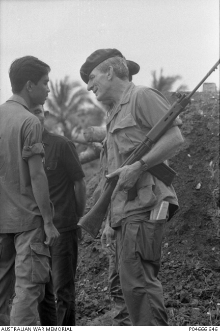 Warrant Officer Class 2 Ray Simpson in the Mekong Delta with VI Corps ...