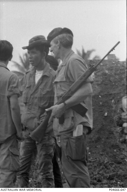 Warrant Officer Class 2 Ray Simpson in the Mekong Delta with VI Corps ...