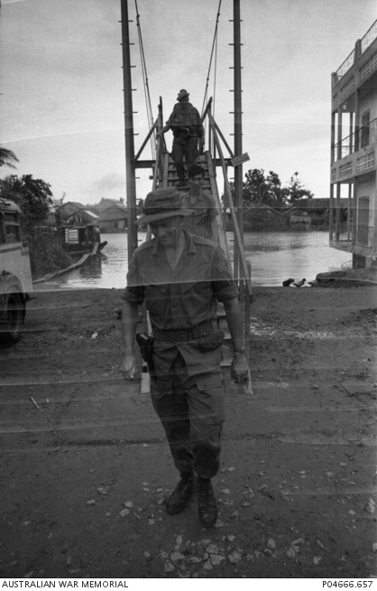 Warrant Officer Class 2 Ray Simpson in the Mekong Delta with VI Corps ...