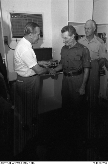 Warrant Officer Class 2 Ray Simpson receives life membership to the RSL ...