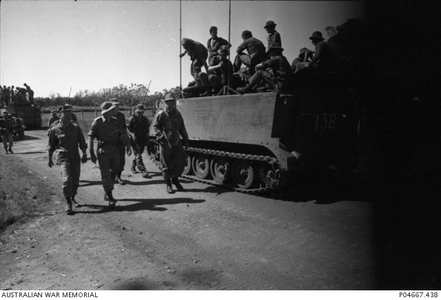 Men of 5th Battalion, The Royal Australian Regiment (5RAR) conducting ...