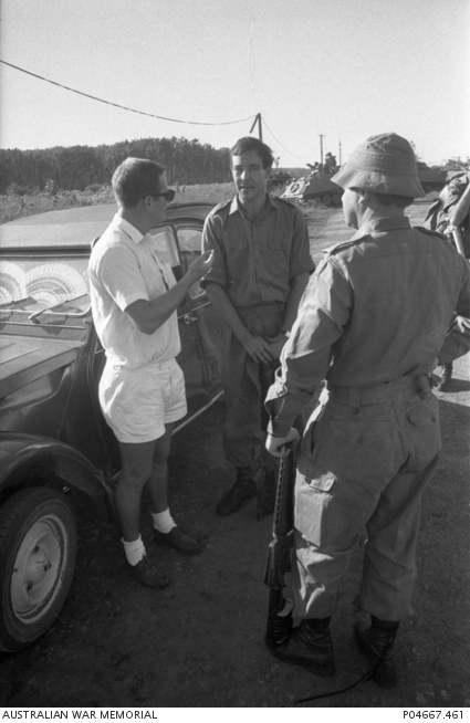 Men of 5th Battalion, The Royal Australian Regiment (5RAR) completing a ...