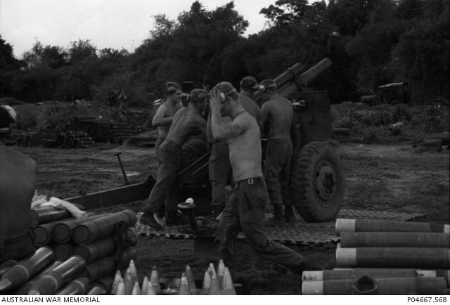 At Fire Support Base (FSB) Baton, an FSB of the Army of the Republic of ...