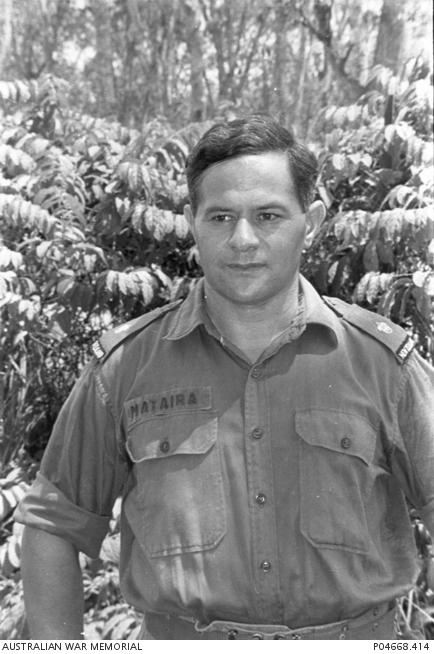 Major Mataira, RNZIR. Diggers of 4th Battalion, The Royal Australian ...