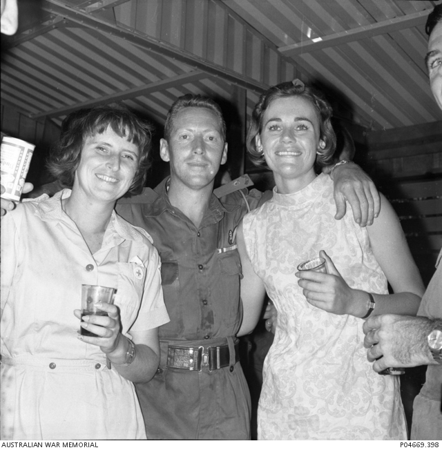 On the last night in Vietnam of the 6th Battalion, The Royal Australian ...