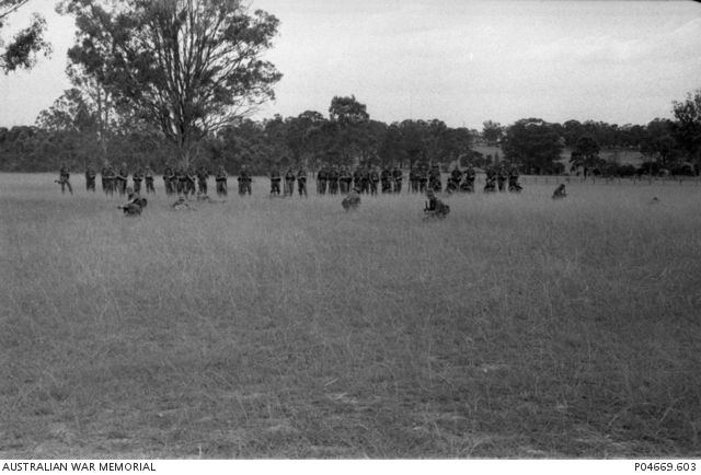 Troop activities at the Infantry Centre at Ingleburn, NSW. | Australian ...