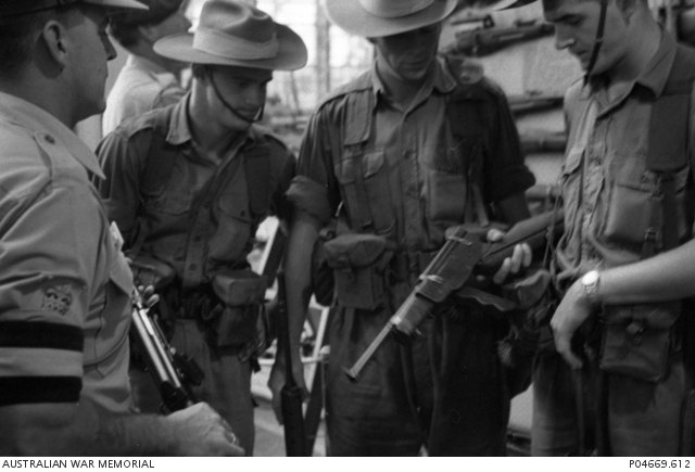 An instructor with the rank of Major at the Australian Army's Infantry ...