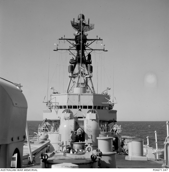 HMAS Hobart, Australian destroyer. | Australian War Memorial