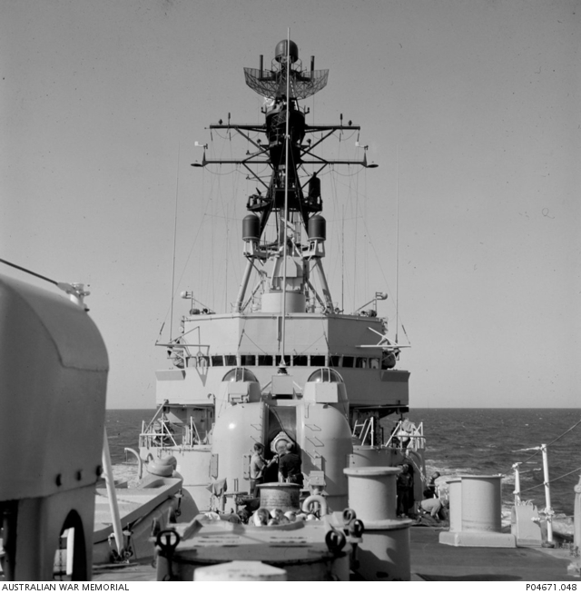 HMAS Hobart, Australian destroyer. | Australian War Memorial