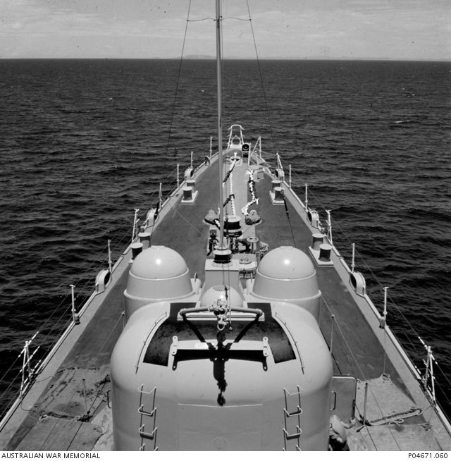 HMAS Hobart, Australian destroyer. | Australian War Memorial