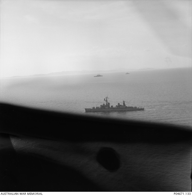 USS Hancock, Second World War aircraft carrier, supplied the forward ...