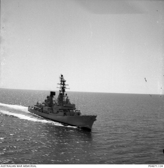 USS Hancock, Second World War aircraft carrier, supplied the forward ...