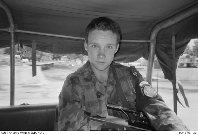 Gunner Wyatt, a member of the Australian-led International Force for ...
