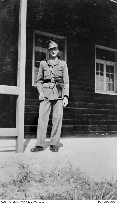 Portrait of NX1837 Lieutenant (later Captain) Courtney Norman Swinton ...