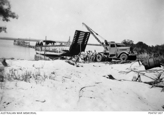 The marine section in the western bay at Truscott Base. Four ...