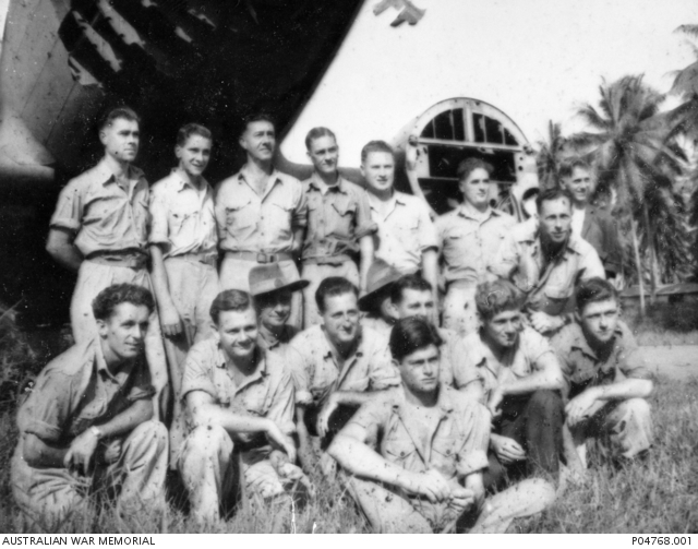 Group portrait of members of the 345 Radar Unit, RAAF, stationed at ...