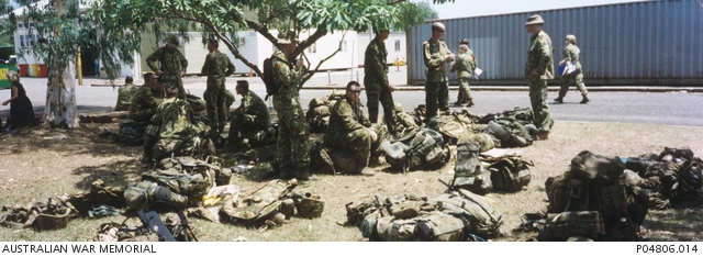 Members of Charlie Company, 5/7th Battalion, The Royal Australian ...