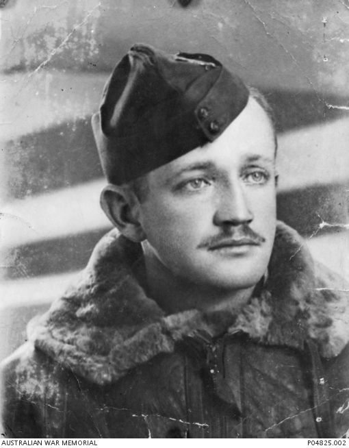 Studio portrait of 413446 Warrant Officer (WO) William Barry Ryan, RAAF ...