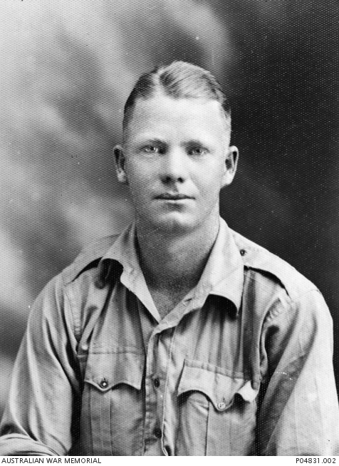 Studio portrait of NX13443 Private (Pte) Douglas Vivian Rix, 2/1 ...