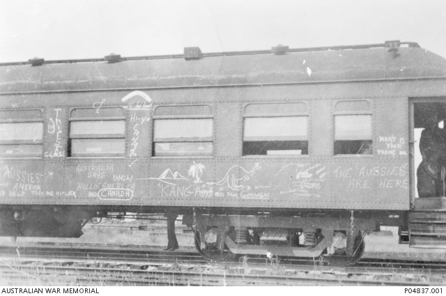 The train from Winnipeg, Canada, to the coast where Australian airmen ...