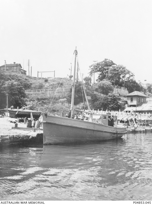 The trawler Mary Ellen (S-175) of the Small Ships Section, United ...