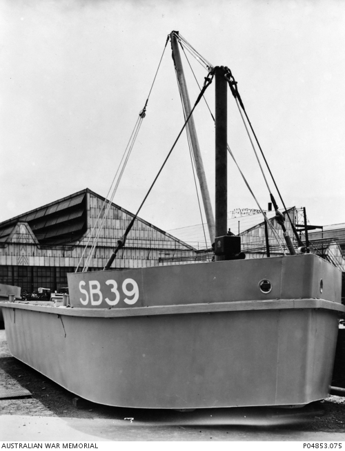 Construction of SB39 of the Small Ships Section, United States Army ...